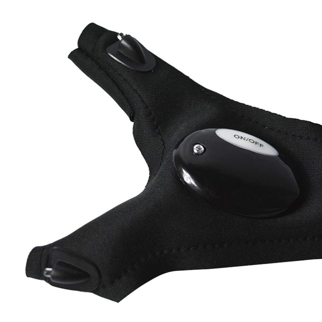 Weights Assortment Night Fishing Glove with LED Light Tools Outdoor Gear Gift for A Fisherman