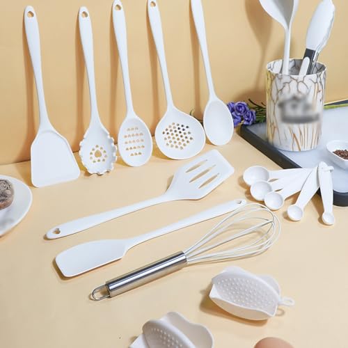 LMMDP Anti-scalding Handle Kitchen Utensils Set Kitchen Household Cooking