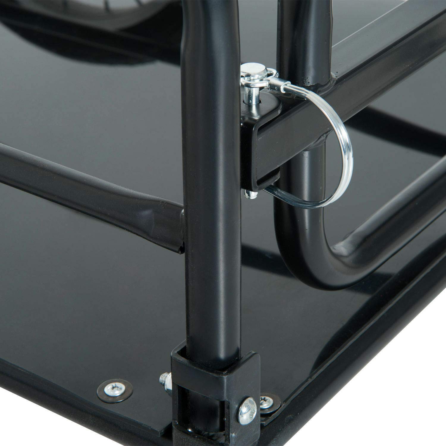 Newest Model Cargo Trailer Bike Basket Storage Travel Luggage Walking Camping Wanderer Cart Carrier 2 Wheel, Shopping Rack Bicycle Rear
