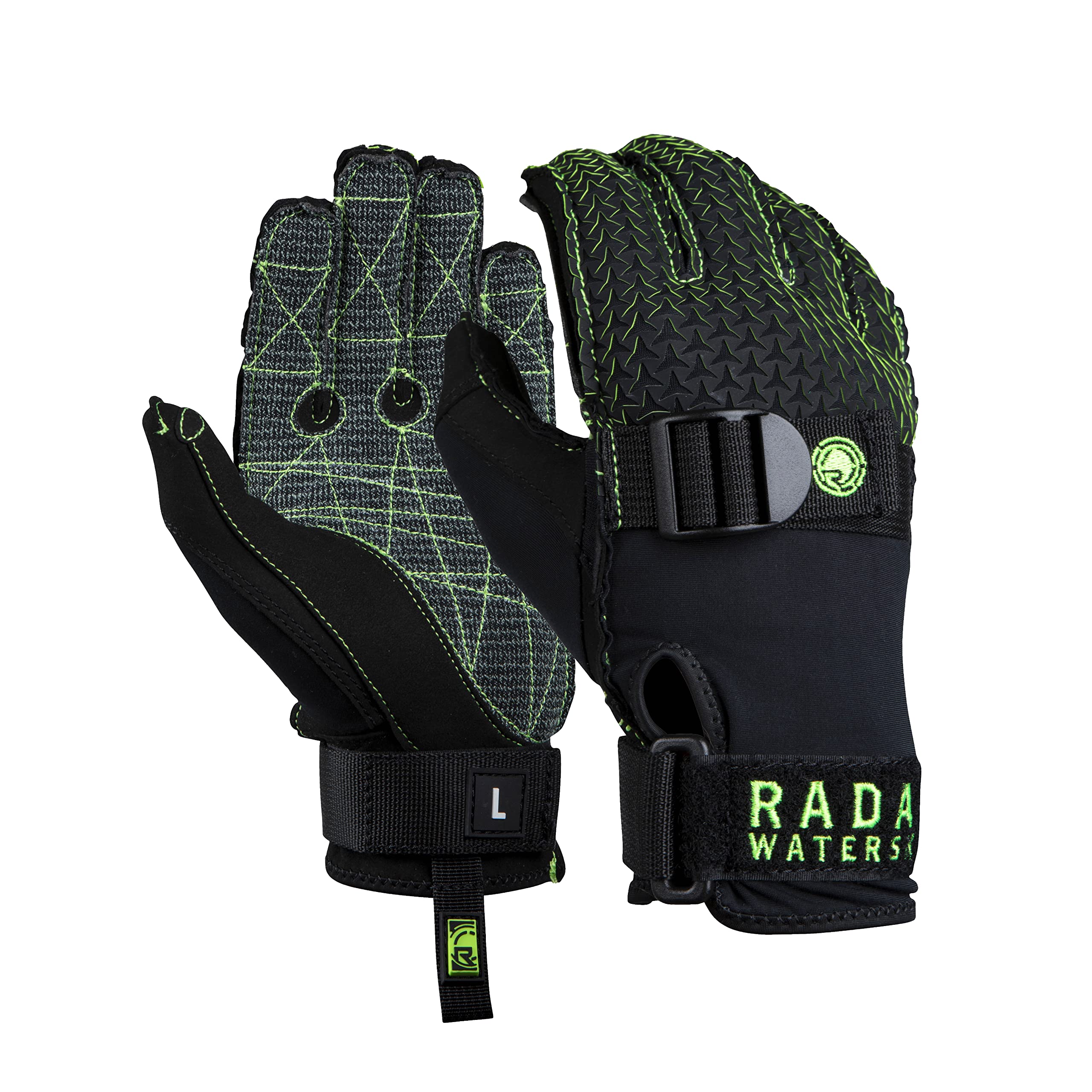 Radar Hydro-K Inside-Out Glove, Matte Black/Volt Green, Large