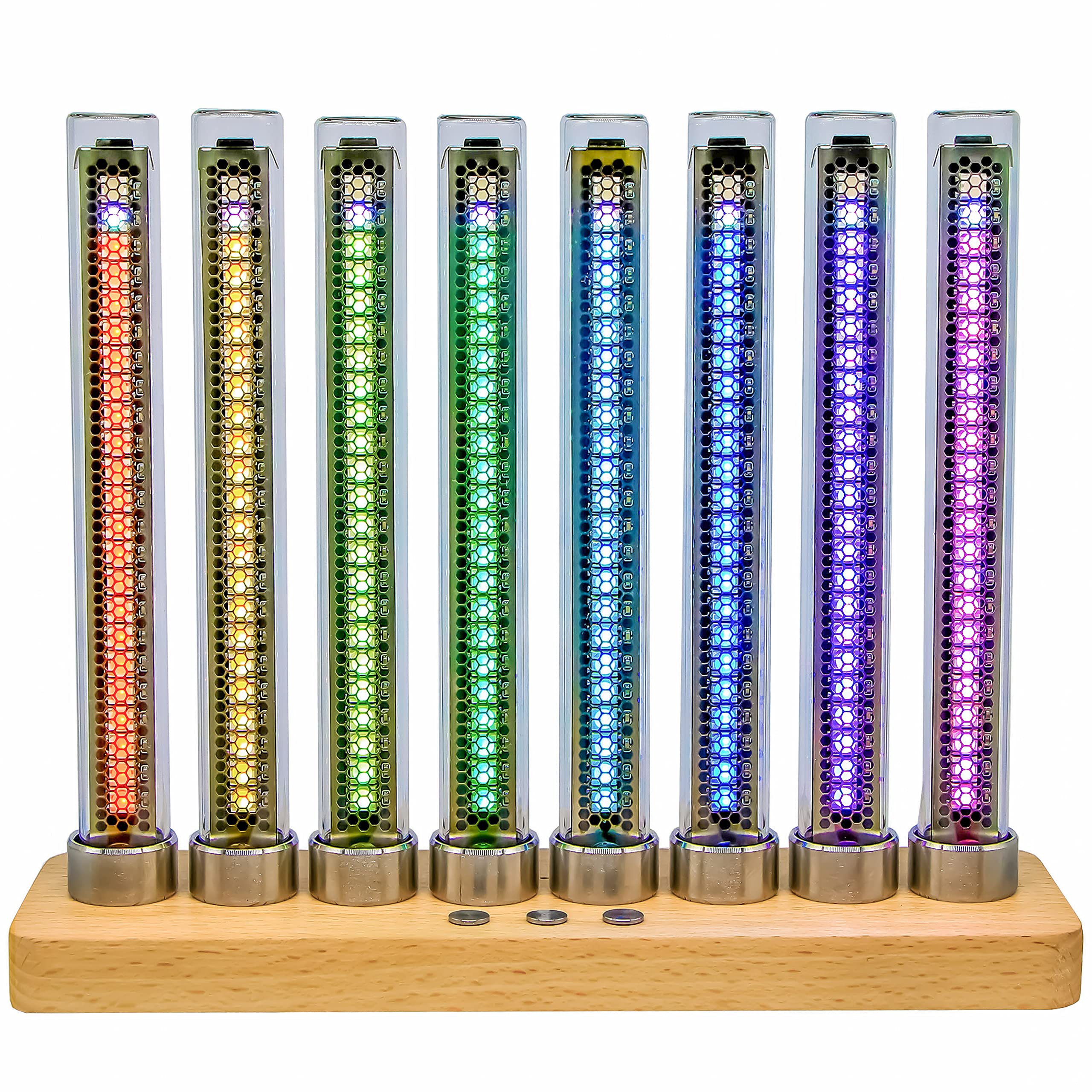 Vastarry Music Spectrum Atmosphere lamp Ultra-Sensitive Pickup Microphone Voice-Activated Rhythm lamp RGB Voice-Activated Rhythm lamp one-Key Learning Ambient Noise