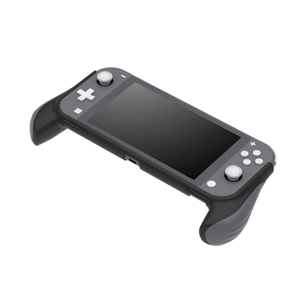 MOSISO Hand Grip Case, Ergonomic Comfortable Controller Thumb Handle Grip Case Compatible with Nintendo Switch Lite (July 2019 Released 5.5 inch), Protective Portable Carrying Hard Shell Cover, Black