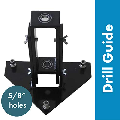 WaterWarden Guide Inground Drilling 5/8β Anchor Easily Install Your WardenWarden Pool Fence in Concrete, WWDG, 5/8-inch holes, Black