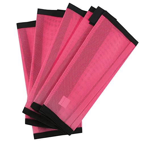 TrustBreech-Made in USA Mesh Fly Boots for Horse Breathable Plastic Mesh Horse Leggins (Pink, Large)