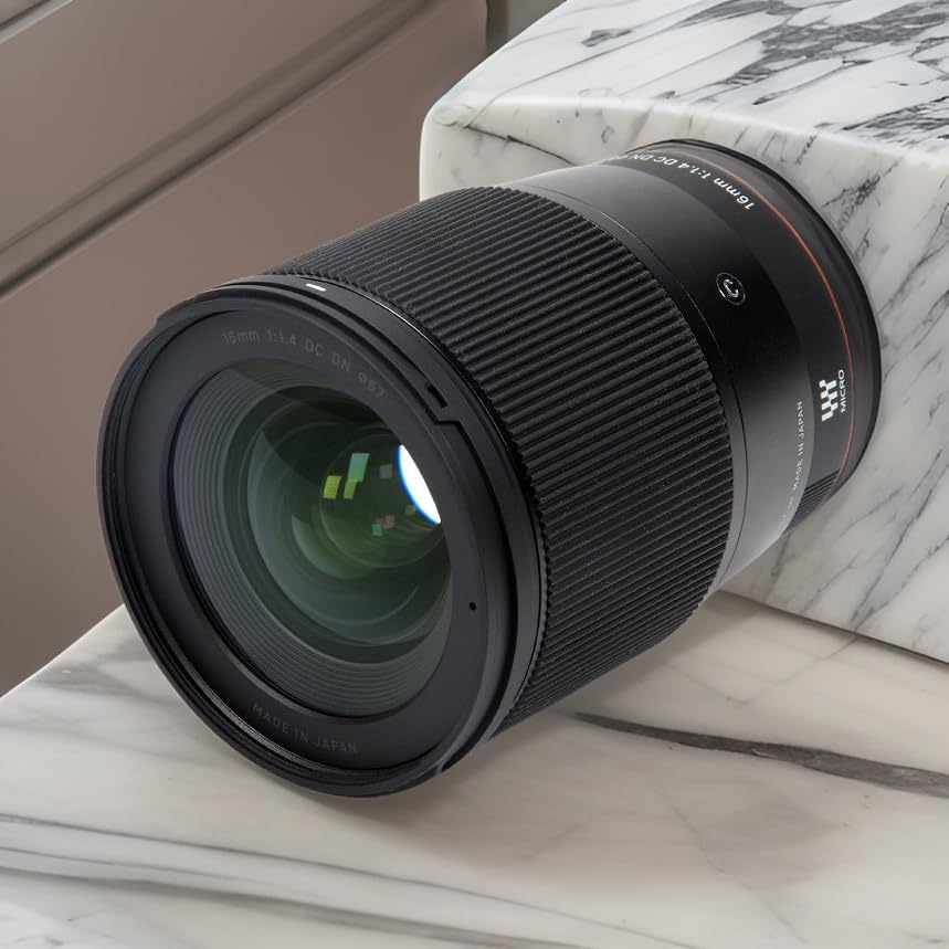 Sigma 16mm f/1.4 DC DN Contemporary Lens for Sony with 64GB Extreme PRO SD Card and Accessory Bundle