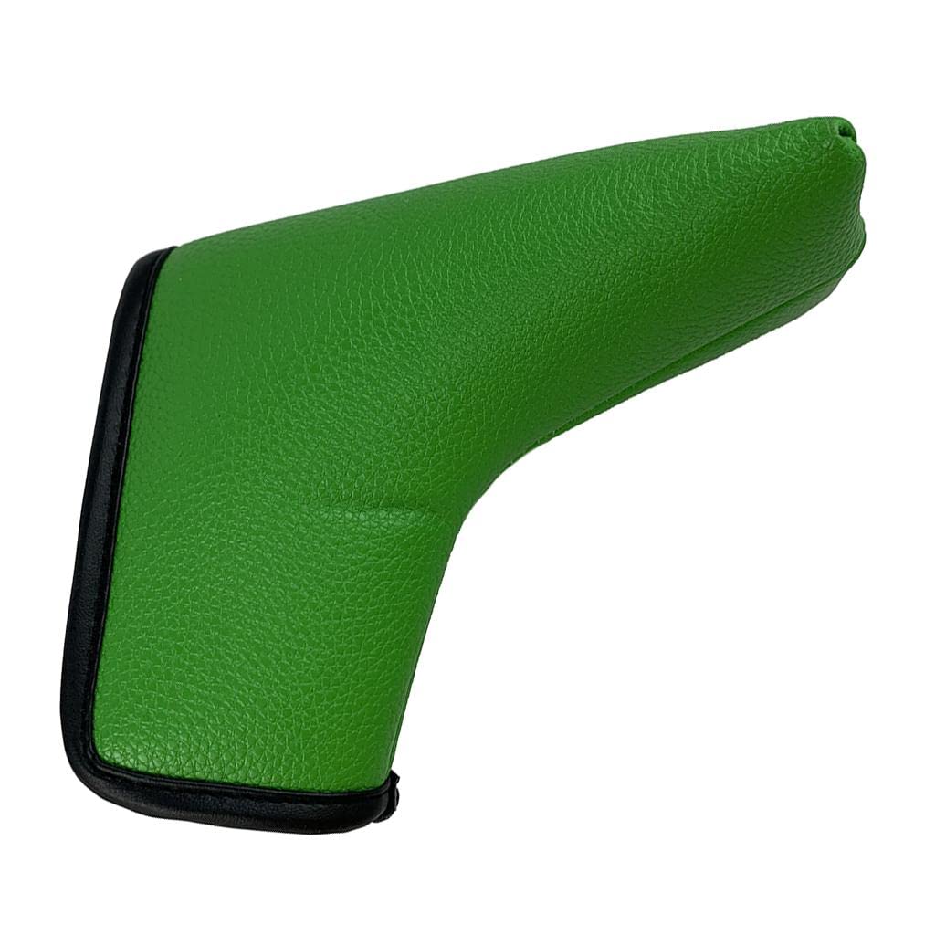 menolana Waterproof Golf Putter Head Cover Non- PU Blade Club Headcover Golfer Gift, Green, 17.5cm