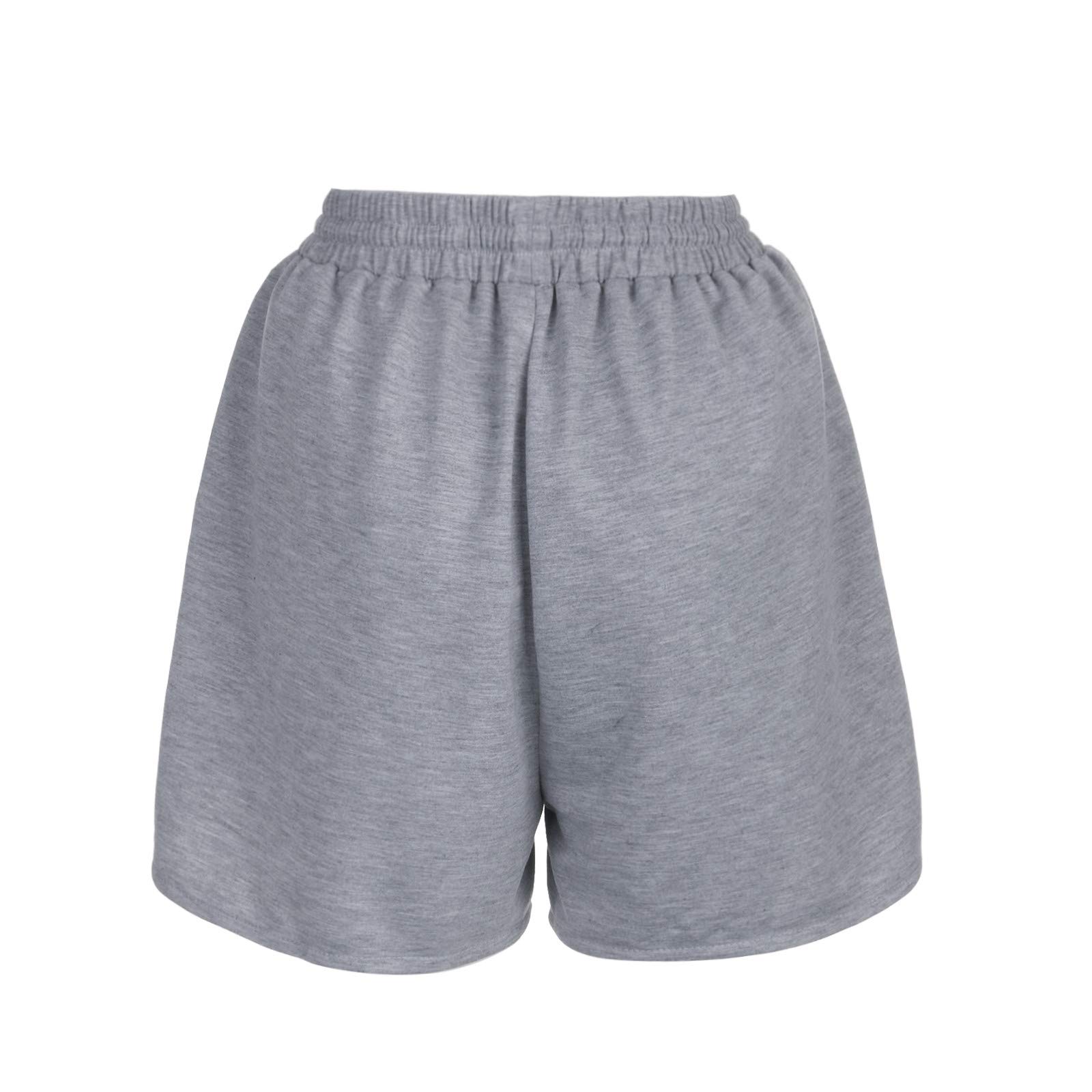 NC High Waist Shorts for Women Lounge Activewear Yoga Workout Casual Shorts, Womens Summer Elastic Pants with Pockets