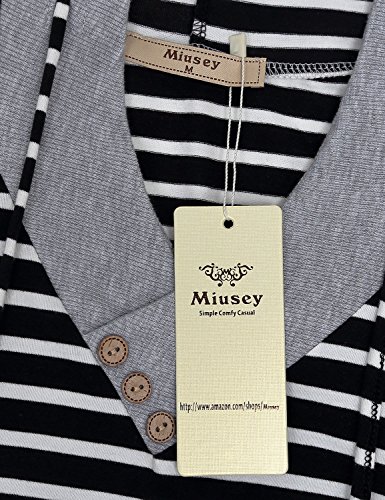 Miusey Hoodie Sweatshirts for Women Long Sleeve Blouse with Front Pocket Loose Fit Women Tops for Weekend Workout Home Athleisure Wear Basic Slouchy Pullover V Neck Tunic
