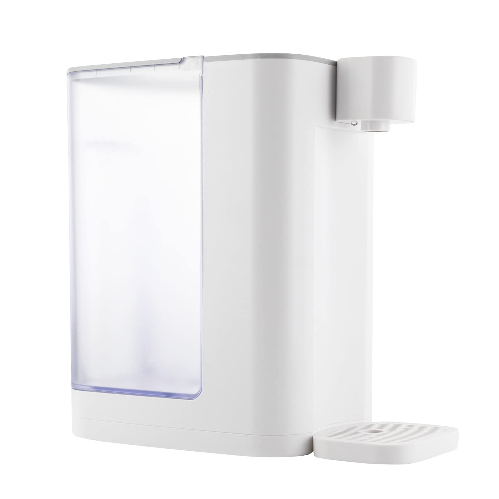 MANULOOT Countertop Instant Hot Water Dispenser, Instant Hot Water Dispenser, Quick Heating Water Dispenser, Adjustable 5 Temperatures Countertop Hot Water Dispenser | US Stock (White)