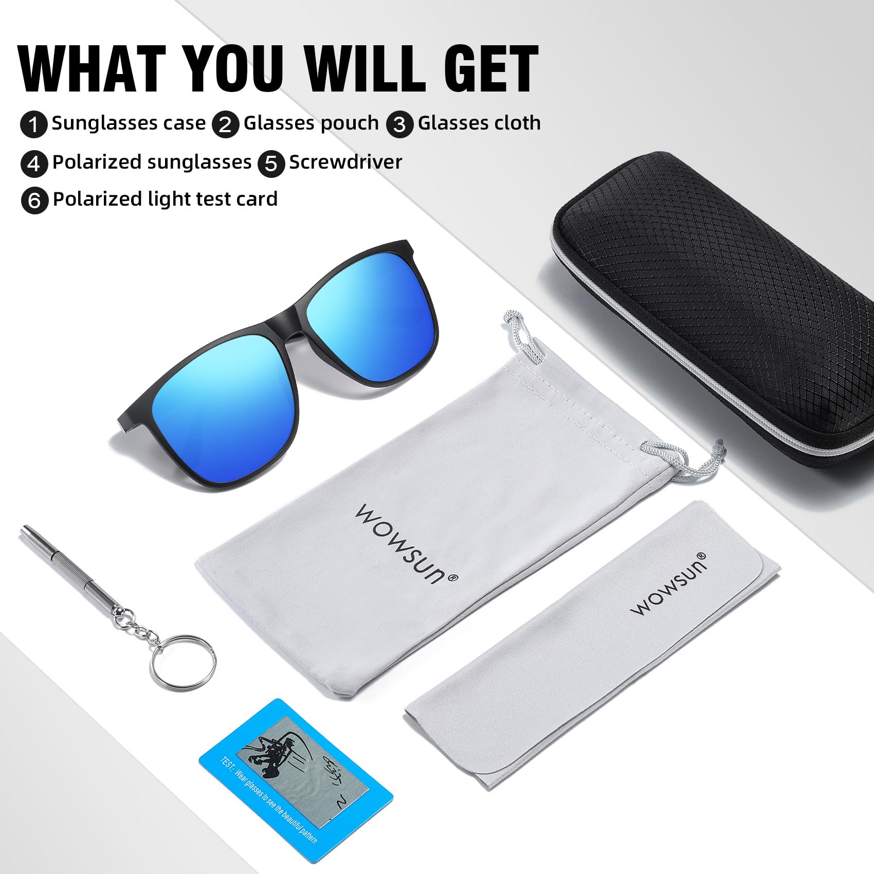 Men’s Polarized Sunglasses Retro Square Metal Frame Aluminum Driving Fishing Sun Glasses