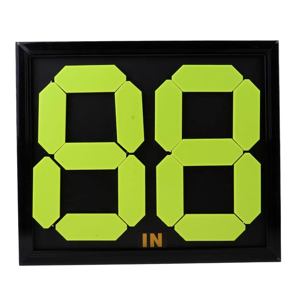 LoveinDIY Football Substitution Card Soccer Substitution Board Fluorescent Display
