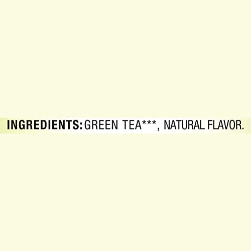 Lipton Green Tea Bags Flavored with Other Natural Flavors Mandarin Orange Can Help Support a Healthy Heart 1.13 oz 20 Count, Pack of 6