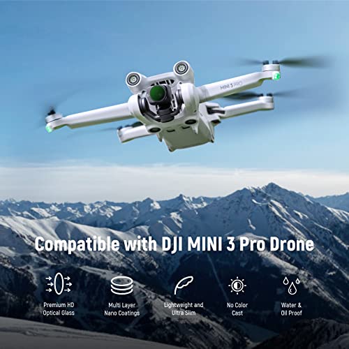 NEEWER ND Filter Set Compatible with DJI Mini 3/Mini 3 Pro, 6 Pack CPL ND8 ND16 ND32 ND64 ND128 Neutral Density Filter Drone Lens Accessory, Multi Coated HD Optical Glass, Lightweight Plastic Frame