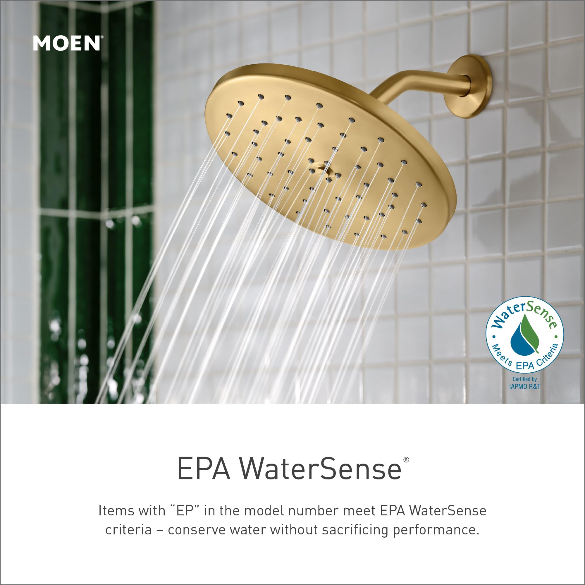 Moen UT3293EPBG Align M-CORE 3-Series 1-Handle Eco-Performance Tub and Shower Trim Kit, Valve Required, Brushed Gold