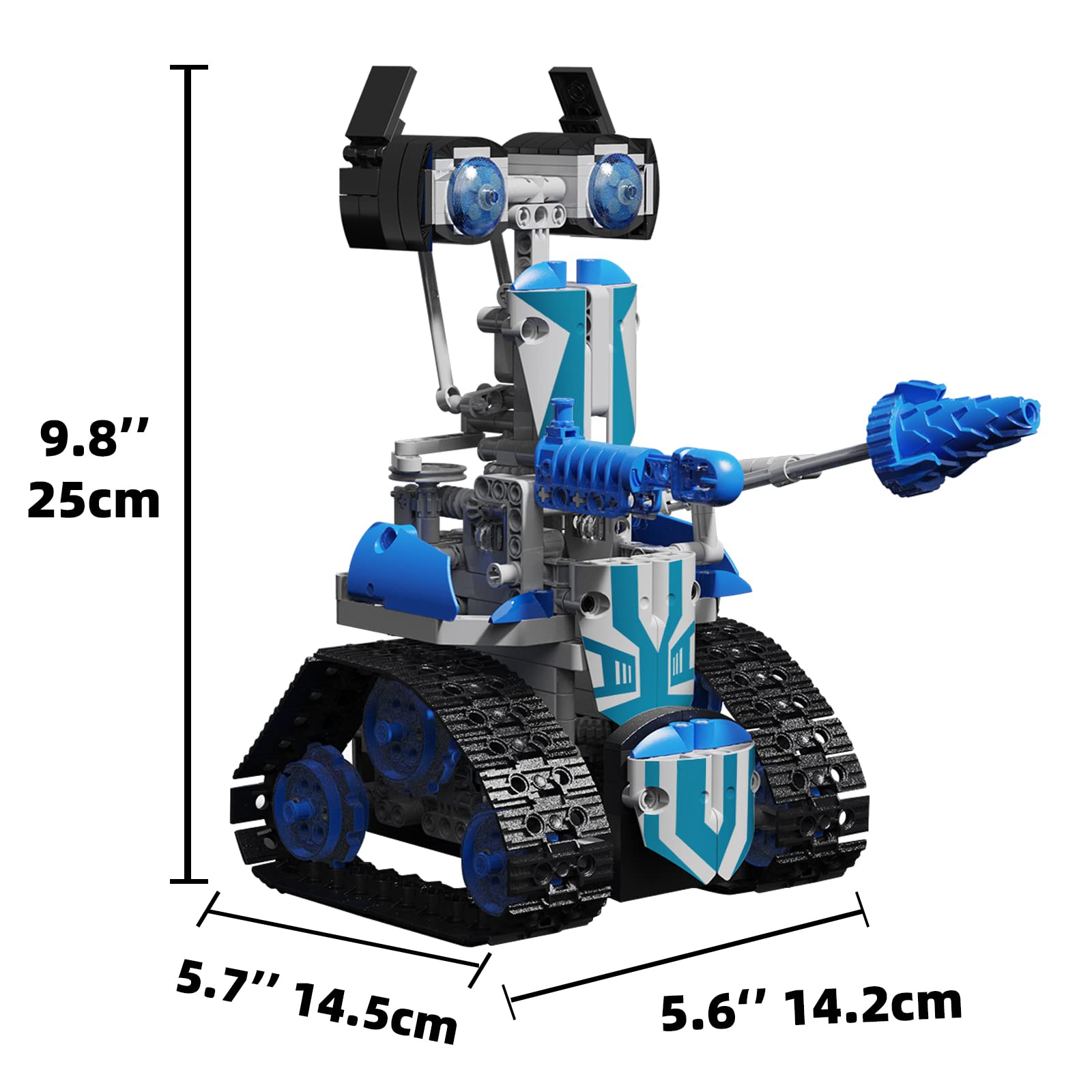 Suplanet STEM Projects for Kids Ages 8-12, Remote Control and APP Programmable Robot Toys - 520 Pcs Building Science Educational Kit, Building Block Birthday Gift for Teen Boys Girls