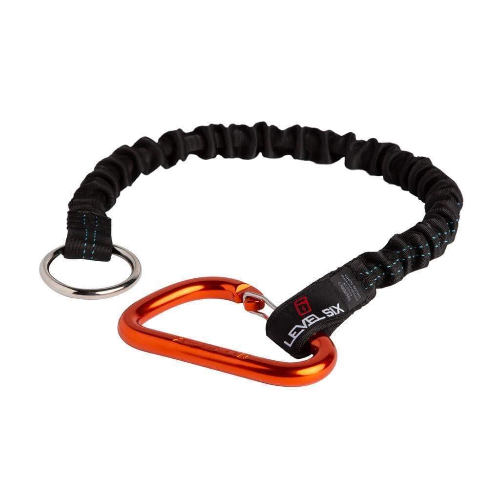 Level Six Shock Leash with Carabineer-21' Extends to 35' Bungee Absorber System