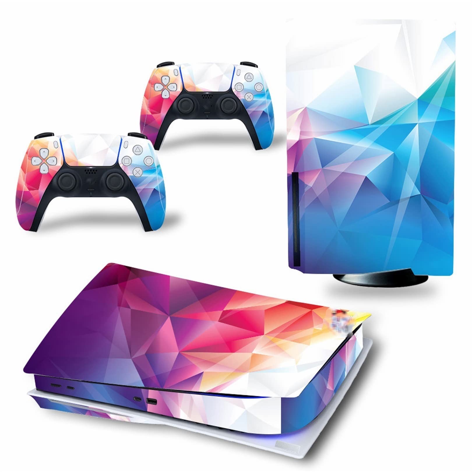Top factory BUCEN for PS5 Skin Disc Edition & Digital Edition Console and Controller Vinyl Cover Skins Wraps Scratch Resistant, Compatible with for PS5 522243 Anti Scratch (Size : Disc Version)