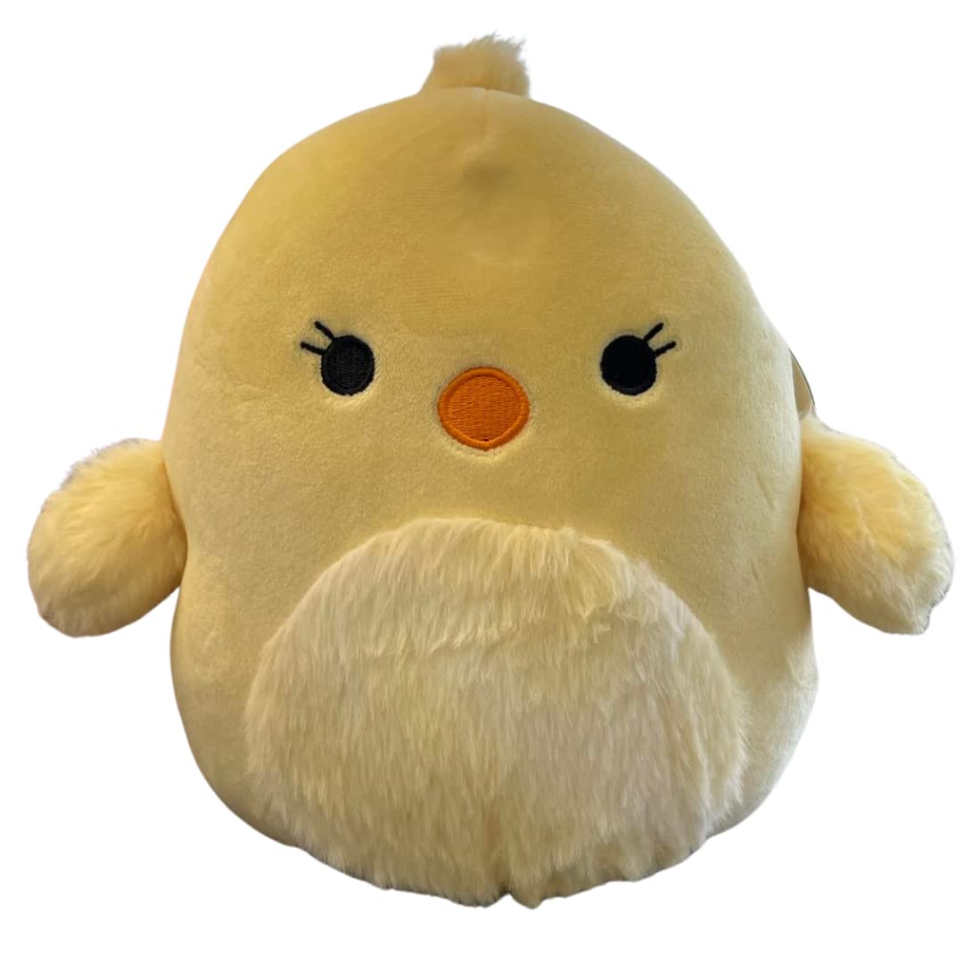Squishmallows Official Kellytoy Easter Squad Squishy Soft Plush Toy Animal (8 Inch, Aimee Chick (Fuzzy Belly))