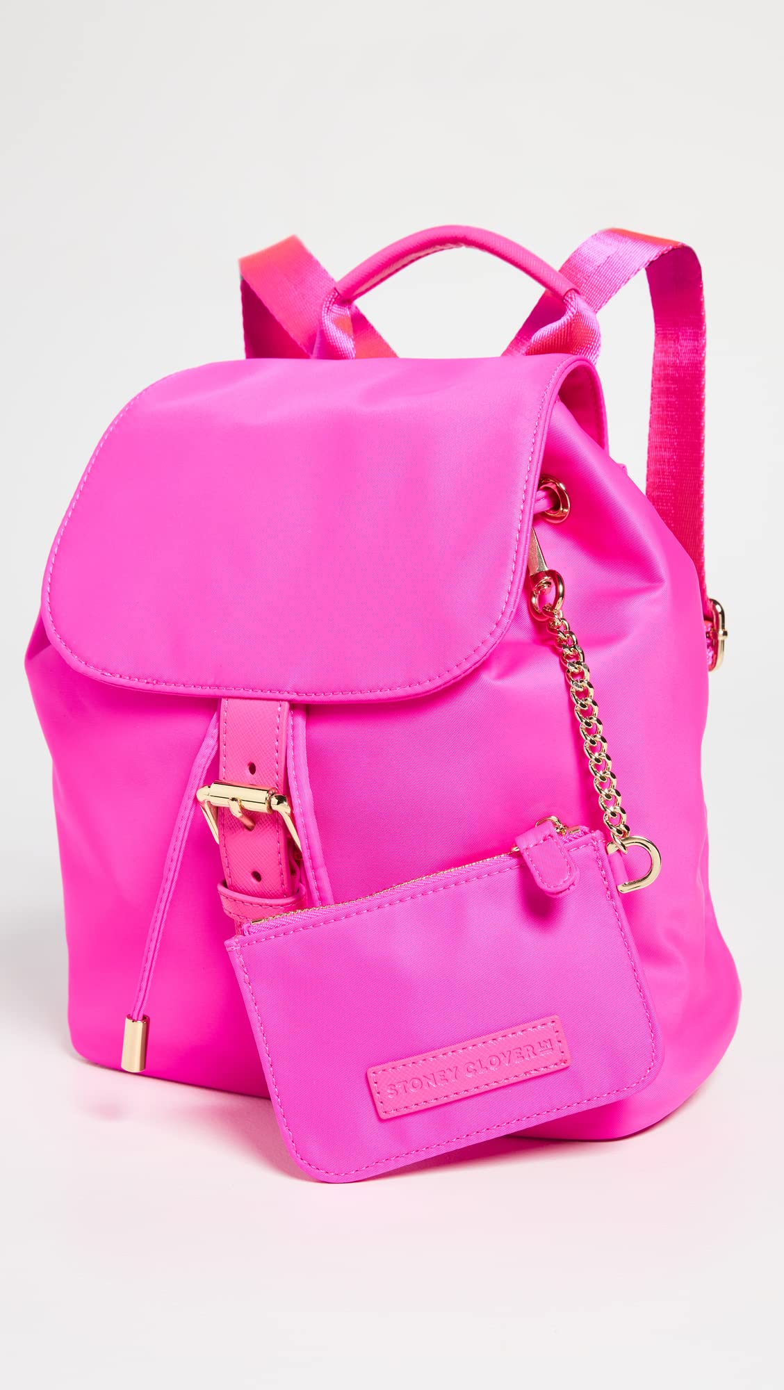 Stoney Clover Lane Women's Nylon Keychain Wallet, Fuschia, Pink, One Size