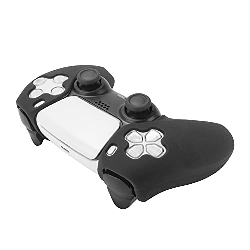 PS5コントローラ用保護カバー『セパレートシリコングリップ5(ブラック)』 - PS5