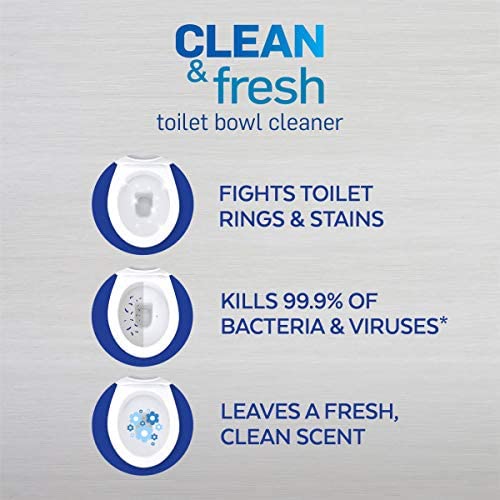 Lysol Cling Gel Toilet Bowl Cleaner, Country Scent, 24 Fl Oz (Pack of 3)
