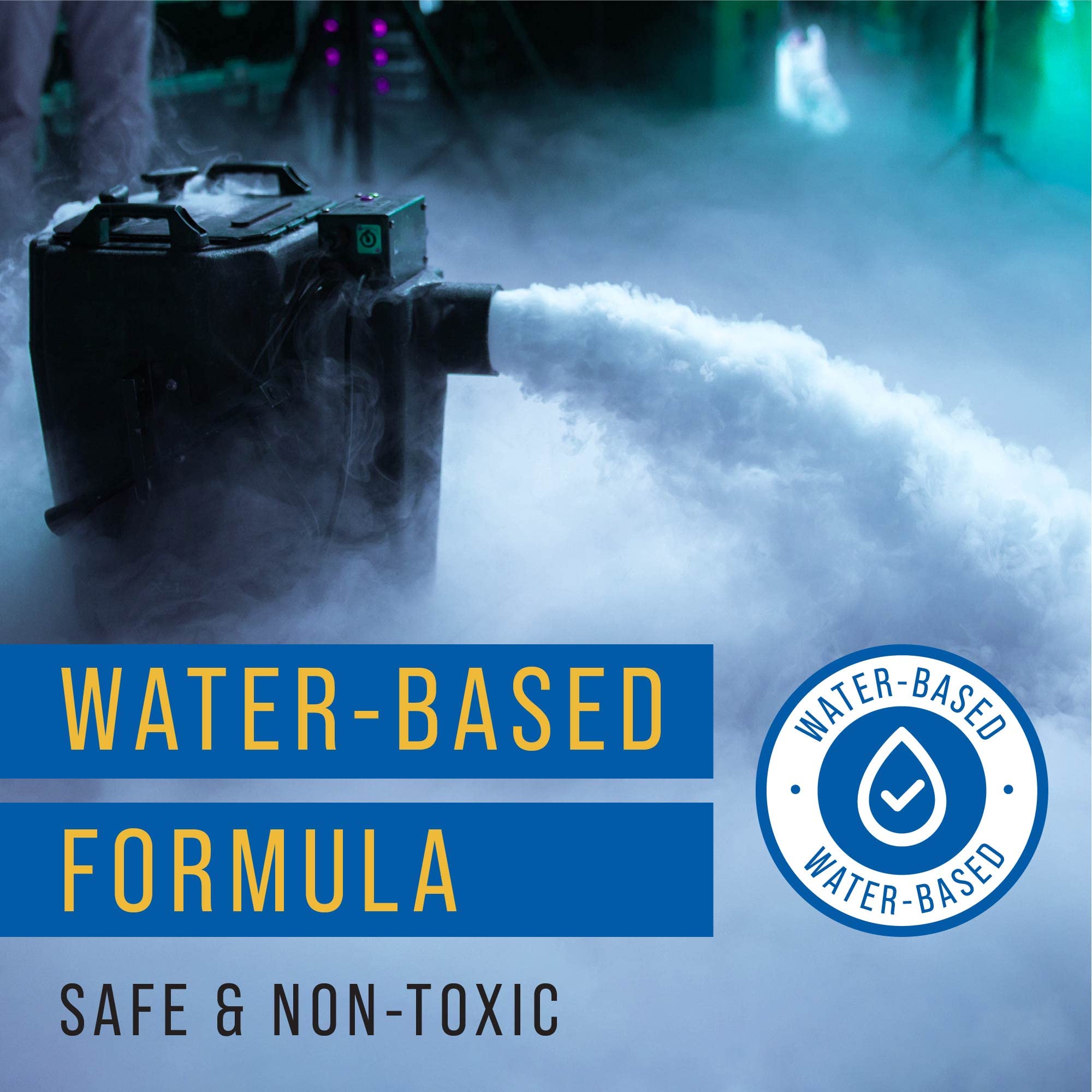 Maplefield High-Density Halloween Fog Machine Fluid - 32 oz - Great for Haunted Houses, Spooky Party Decor, and Outdoor Events - Long-Lasting Water-Based Formula - Compatible with 700+ Watt Machines