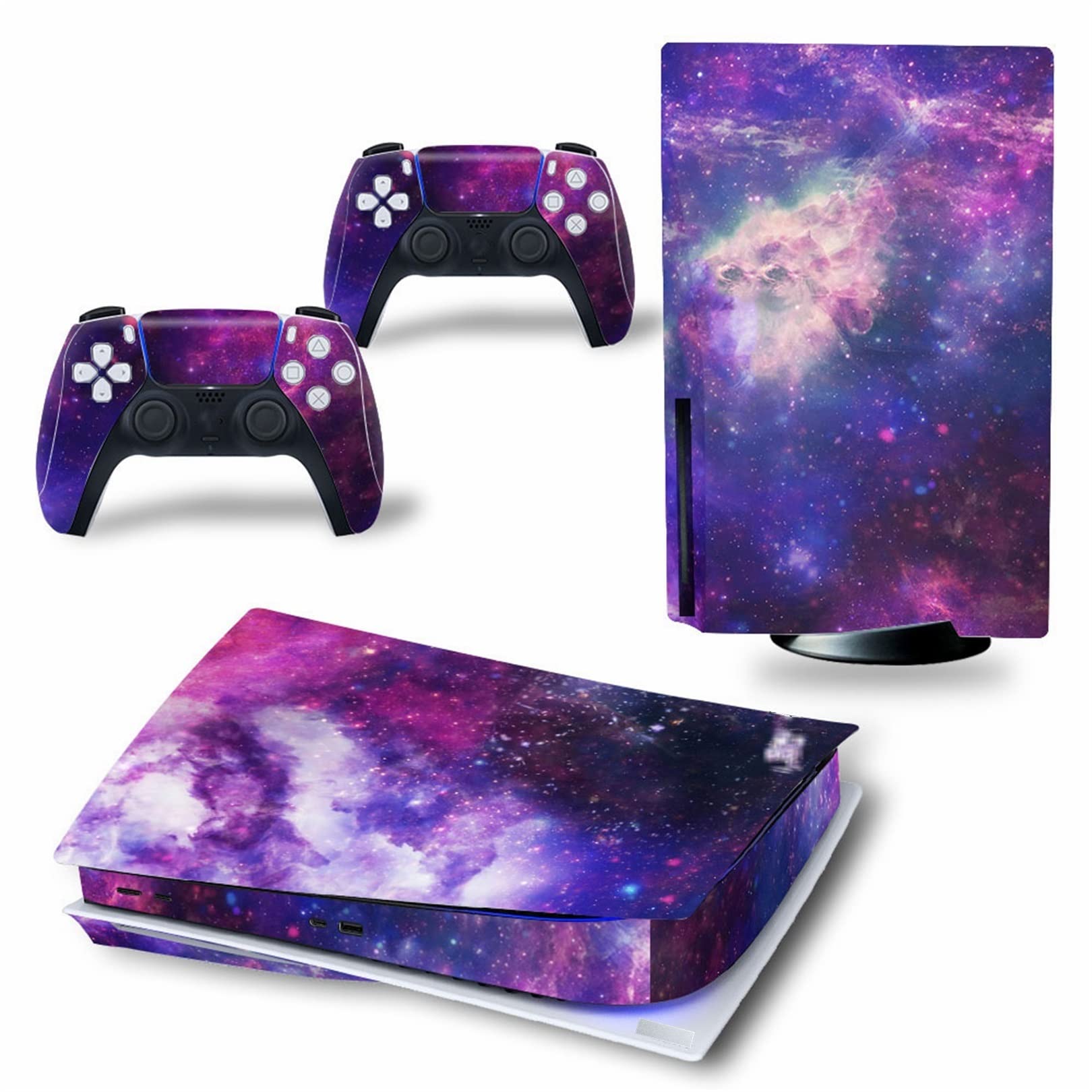 Top factory BUCEN for PS5 Skin Disc Edition & Digital Edition Console and Controller Vinyl Cover Skins Wraps Scratch Resistant, Compatible with for PS5 355105 Anti Scratch (Size : Disc Version)
