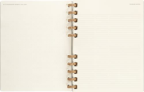 Moleskine Spiral 12 Month 2023 Solar Year Planner, Hard Cover, XXL (8.25" X 11.75"), Smoke