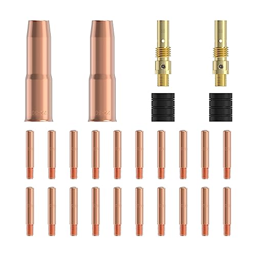 YESWELDER MIG Welding Gun Kit .035" Tip-Nozzle-Diffuser-Adapter for Lincoln Magnum 200/250 Tweco #2