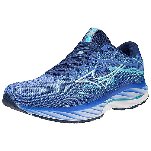 Mizuno Wave Rider 27 Women's Running Shoes - AW23, Blue, 5.5 UK