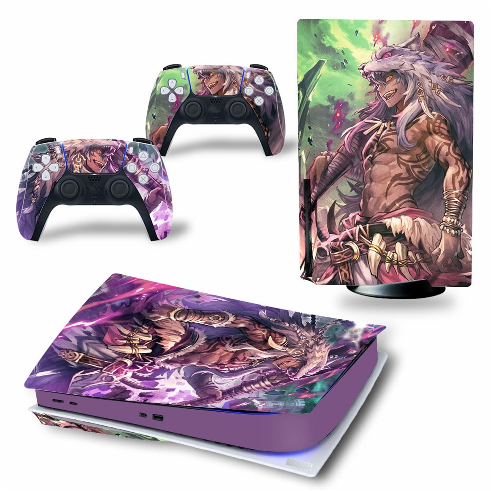Top factory BUCEN for PS5 Skin Disc Edition & Digital Edition Console and Controller Vinyl Cover Skins Wraps Scratch Resistant, Compatible with for PS5 547142 Anti Scratch (Size : Digital Edition)