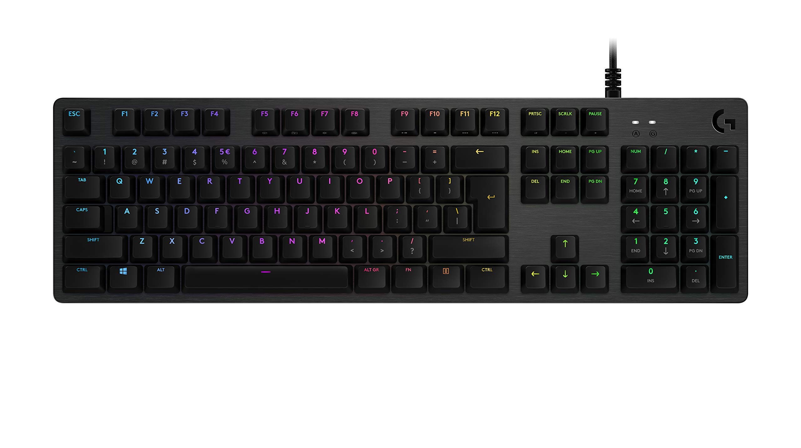 Logitech USB G512 Carbon RGB Mechanical Gaming Keyboard (Romer-G Tactile) (Renewed)