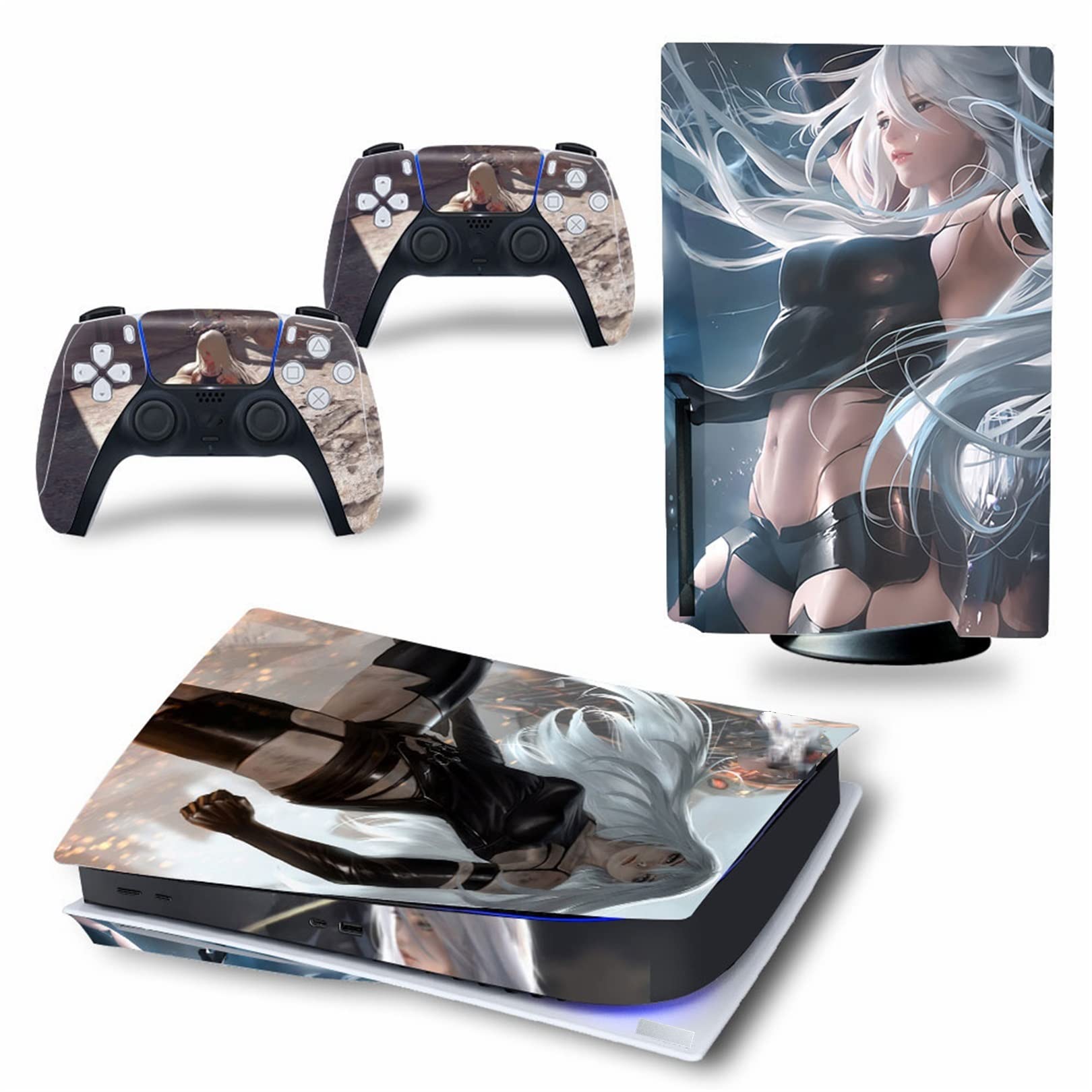 Top factory BUCEN for PS5 Skin Disc Edition & Digital Edition Console and Controller Vinyl Cover Skins Wraps Scratch Resistant, Compatible with for PS5 273508 Anti Scratch (Size : Digital Edition)