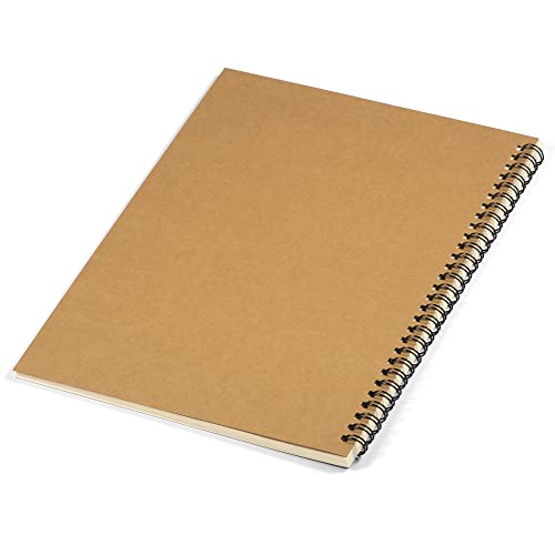 MAXCURY Music Notebook, Blank Sheet Music Notebook, Cardboark Spiral Notebook Manuscript Paper, Composition Staff Paper for Kids, Musician, Students, Piano-Keyboard-Music-Notebook 100 Pages 26x19cm
