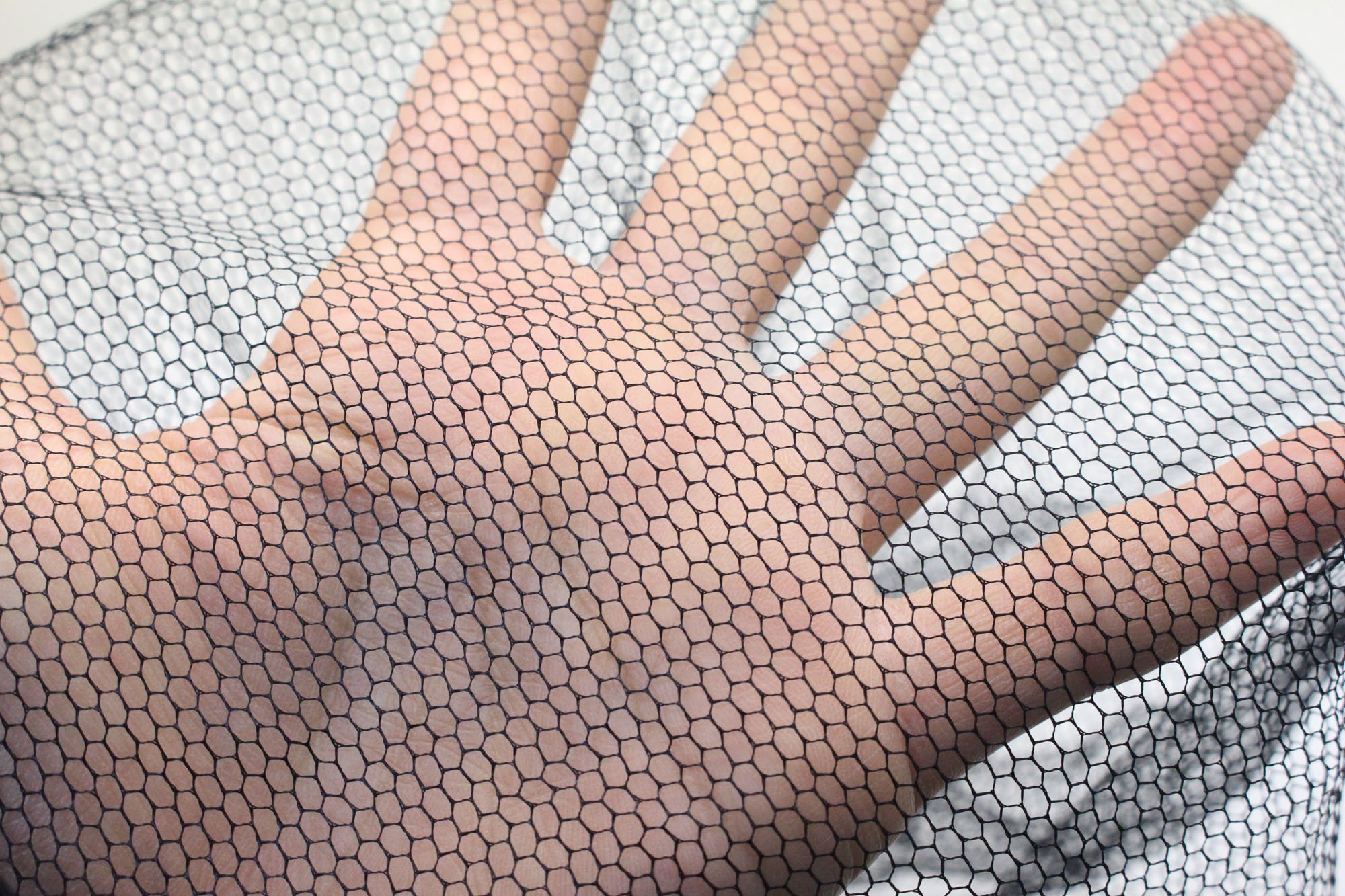 Yes!Fresh 21" Disposable Regular Nylon Breathable Honeycomb Hair Nets, package of 100 (Black)