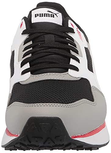PUMA mens R78 Futr Sneaker, Puma Black-puma White-limestone, 10.5 US