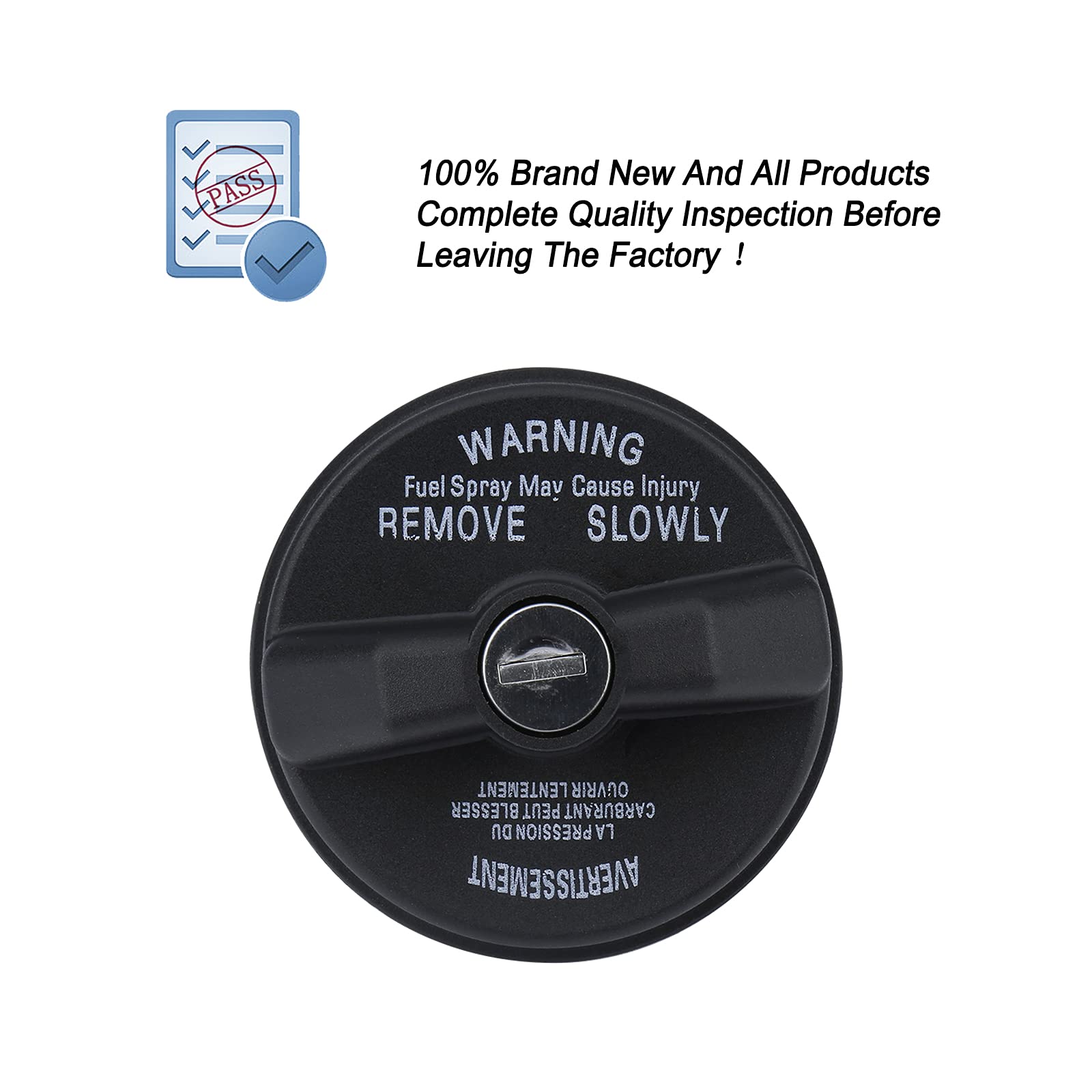 ONER AUTO PARTS Locking Gas Cap,Compatible with Chrysler Dodge Jeep Ram - Challenger Grand Caravan Ram 1500, Cherokee Wrangler TJ LJ JK JKU JL JLU JT,Replace# 05278655AB