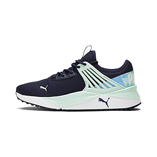 Puma Women's Pacer Future Sneaker, Kaleidoscope Peacoat-Bay-Bleu Azur, 7.5