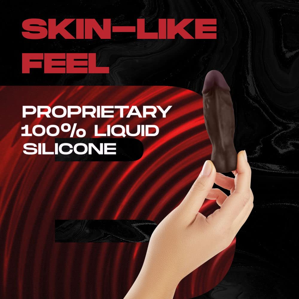 SHAFT Model B Hyper Realistic Bullet Vibrator FLEXISKIN™ - Liquid Silicone Rechargeable Bullet G-spot Vibrator- Powerful Motor Delivers Electrifying Vibrations Made for Men and Women
