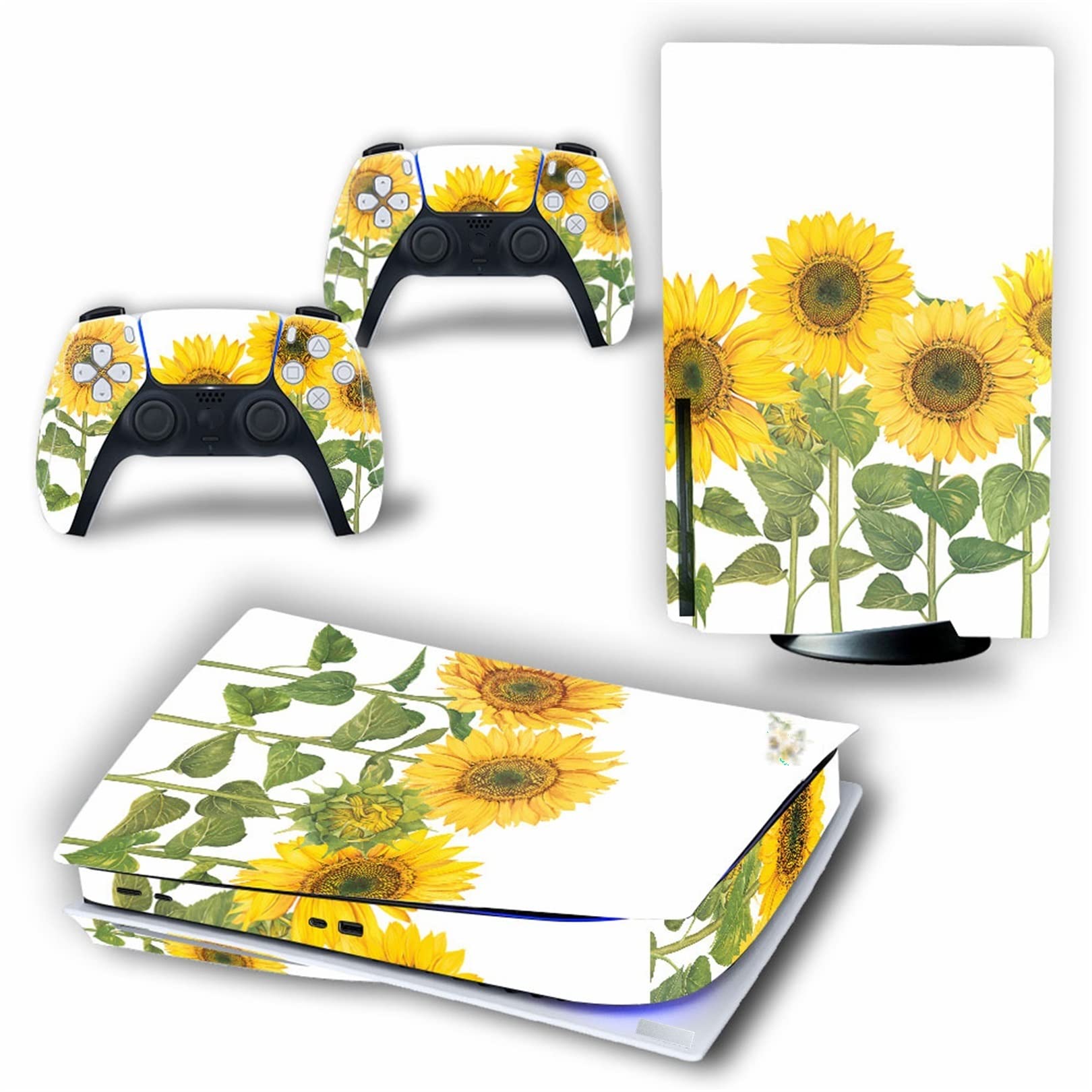 Top factory BUCEN for PS5 Skin Disc Edition & Digital Edition Console and Controller Vinyl Cover Skins Wraps Scratch Resistant, Compatible 57211 Anti Scratch (Size : Digital Edition)