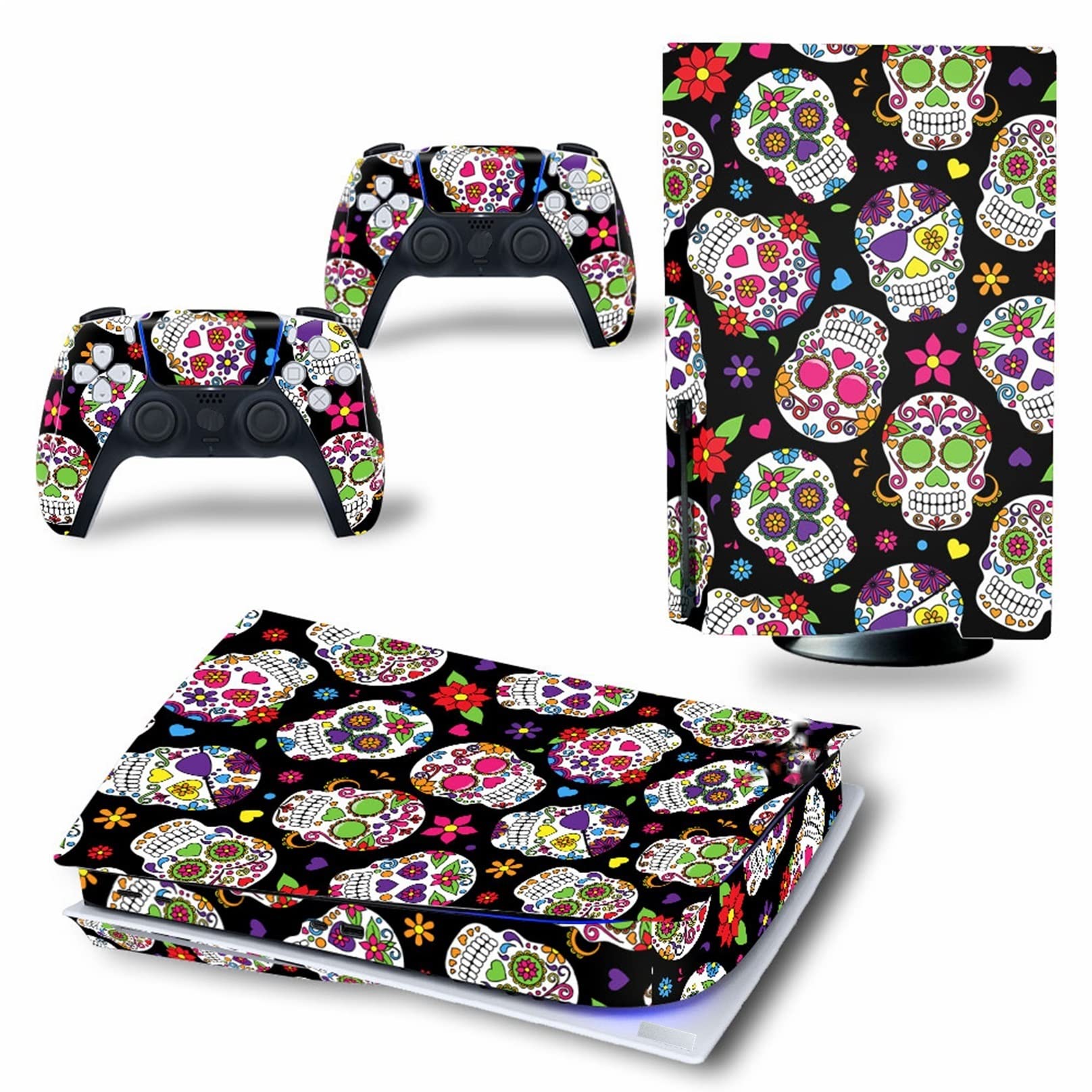 Top factory BUCEN for PS5 Skin Disc Edition & Digital Edition Console and Controller Vinyl Cover Skins Wraps Scratch Resistant, Compatible with for PS5 351625 Anti Scratch (Size : Disc Version)