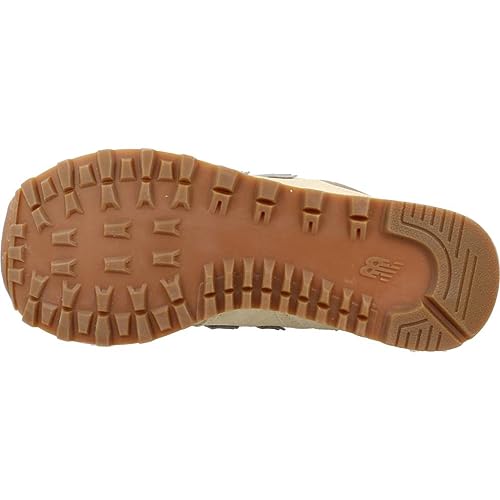 New Balance Women's 574 Sneakers, Sandstone/Mushroom/Angora, Tan, 7.5 Medium US
