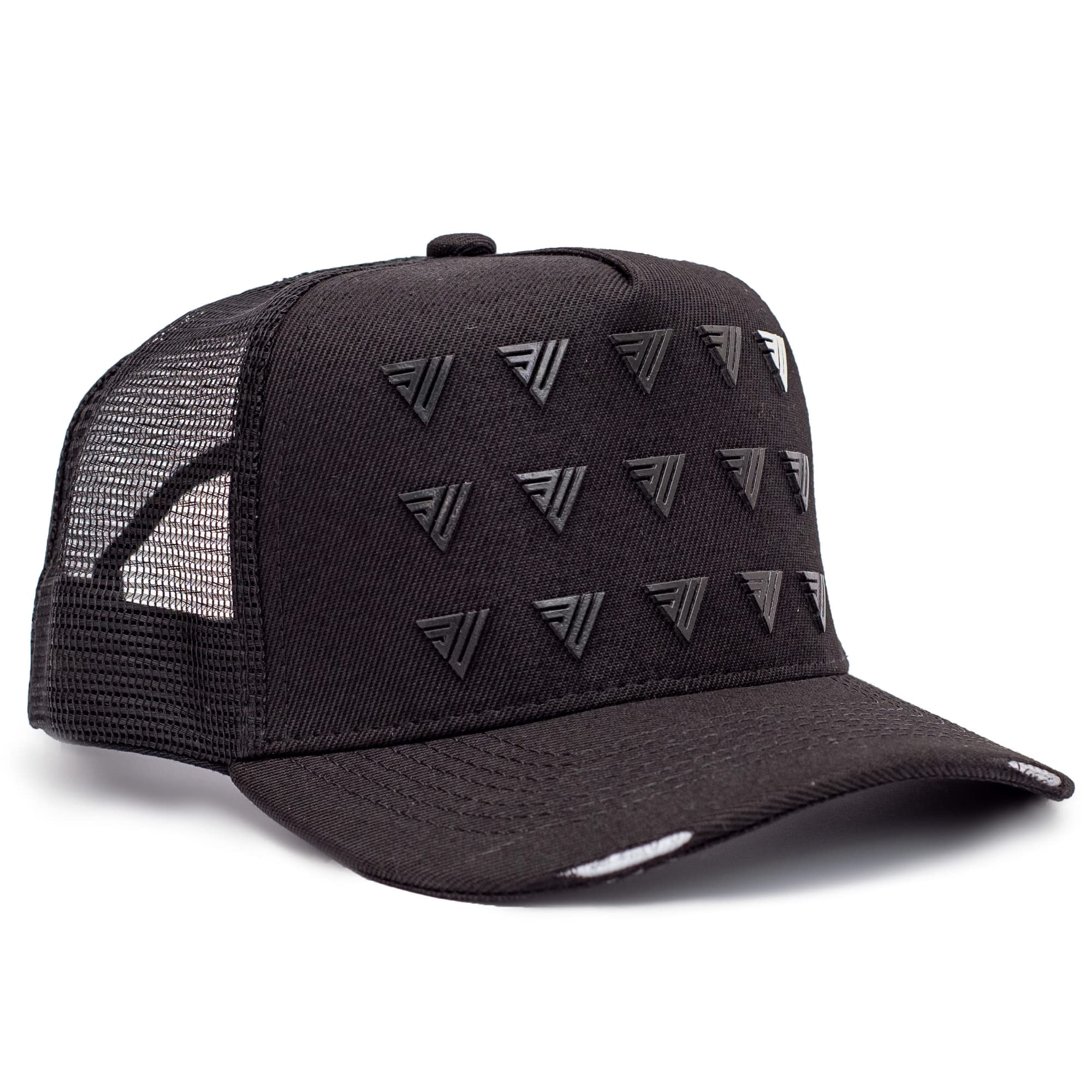 Urban Effort Snapback Trucker Hat | Breathable Mesh Baseball Cap for Men & Women | Adjustable Fit for Casual & Streetwear Black
