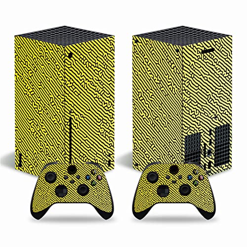 Top factory Skin Decal Protective Vinyl Skin Decal Cover for Series X Console Skins Wrap Sticker with Two Free Wireless Controller Decals 50343 Decal