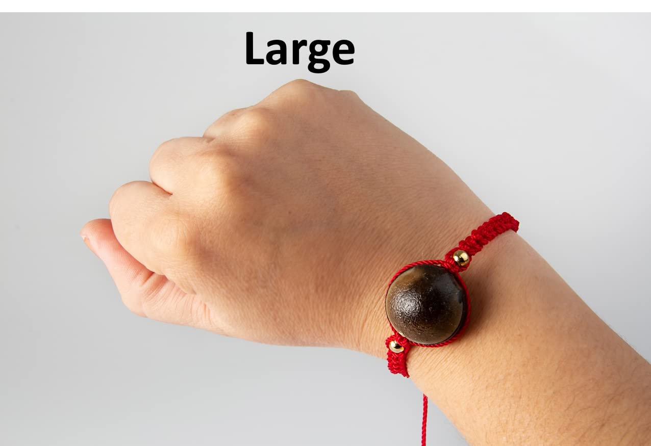 SANTA VISTA Ojo de Venado - Mal de Ojo Bracelet |Hilo Rojo/Red String| (Red, Small)