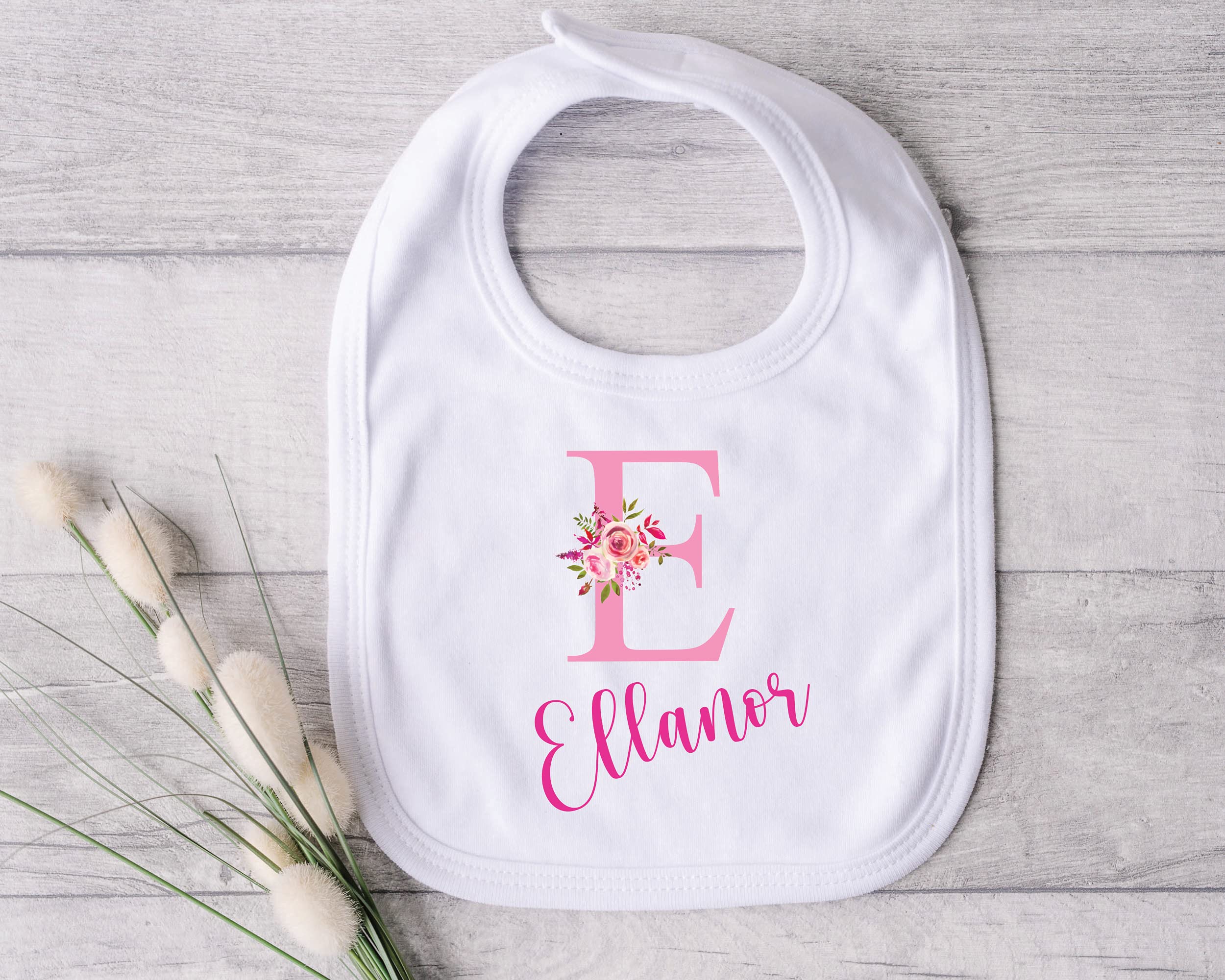 Personalized Floral Initial Sippy Cup | Any Name or Text | Baby Girl | Sippy Cup for Toddlers | Insulated Cup for Baby | Stainless Steel | BPA Free