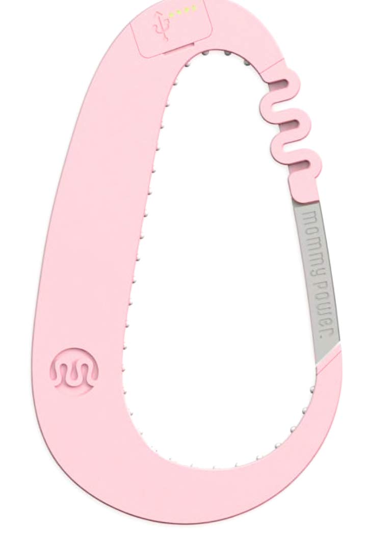 Mommy Power Stroller Power Stroller Hook & Power Bank - Carry-All Hook for The mom on The Go (Pink Blush)