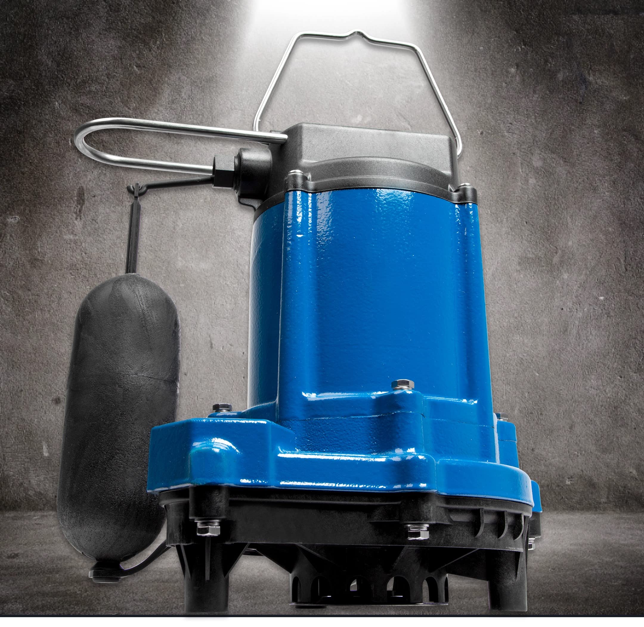 Little Giant LG-SC75SA 115 Volt, 3/4 HP, 5200 GPH Cast Iron Sump Pump with Snap Action Switch, Blue, 14942678
