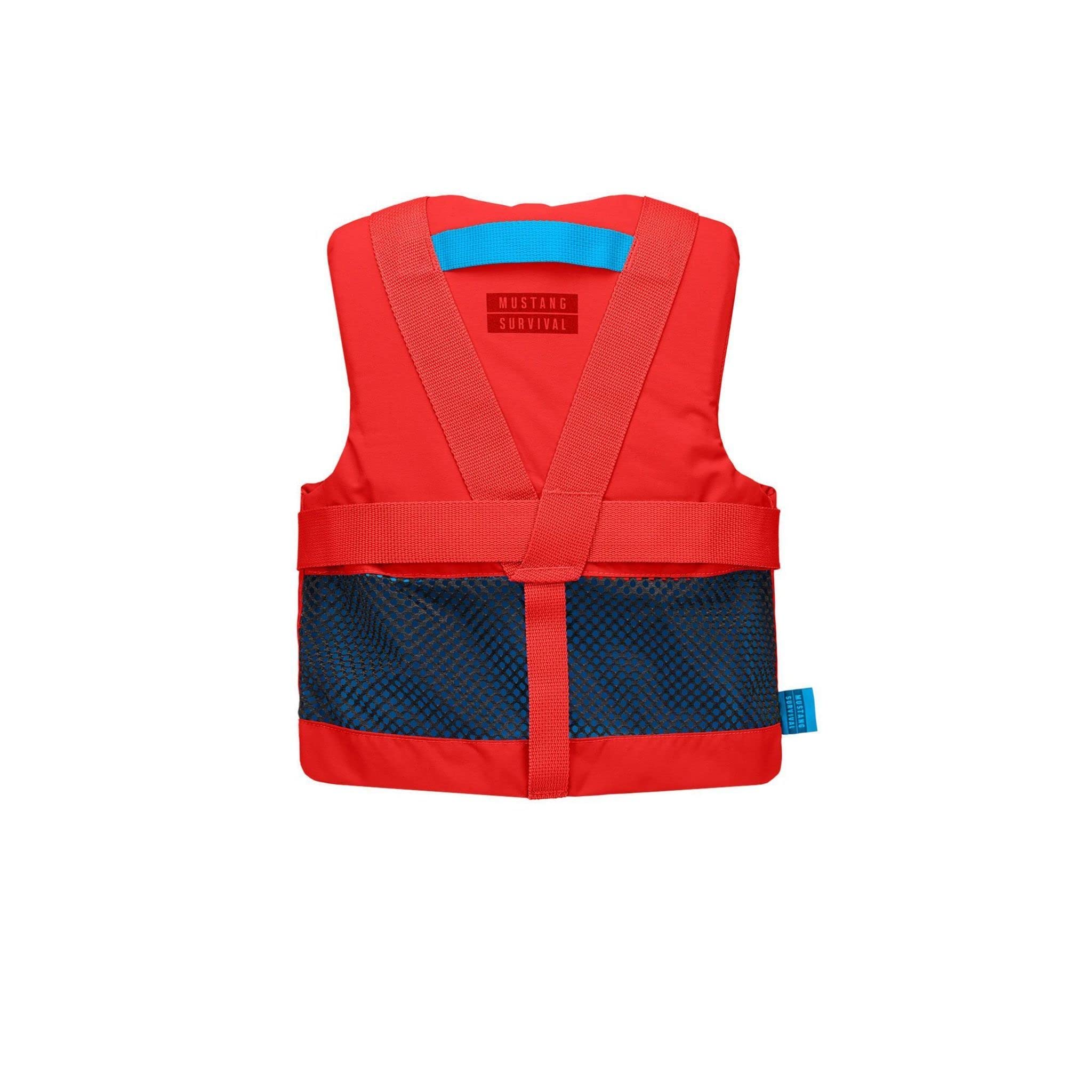 Mustang Survival - Youth Foam Life Jacket - Azure Blue, Young Adult (88 lbs - 110 lbs)