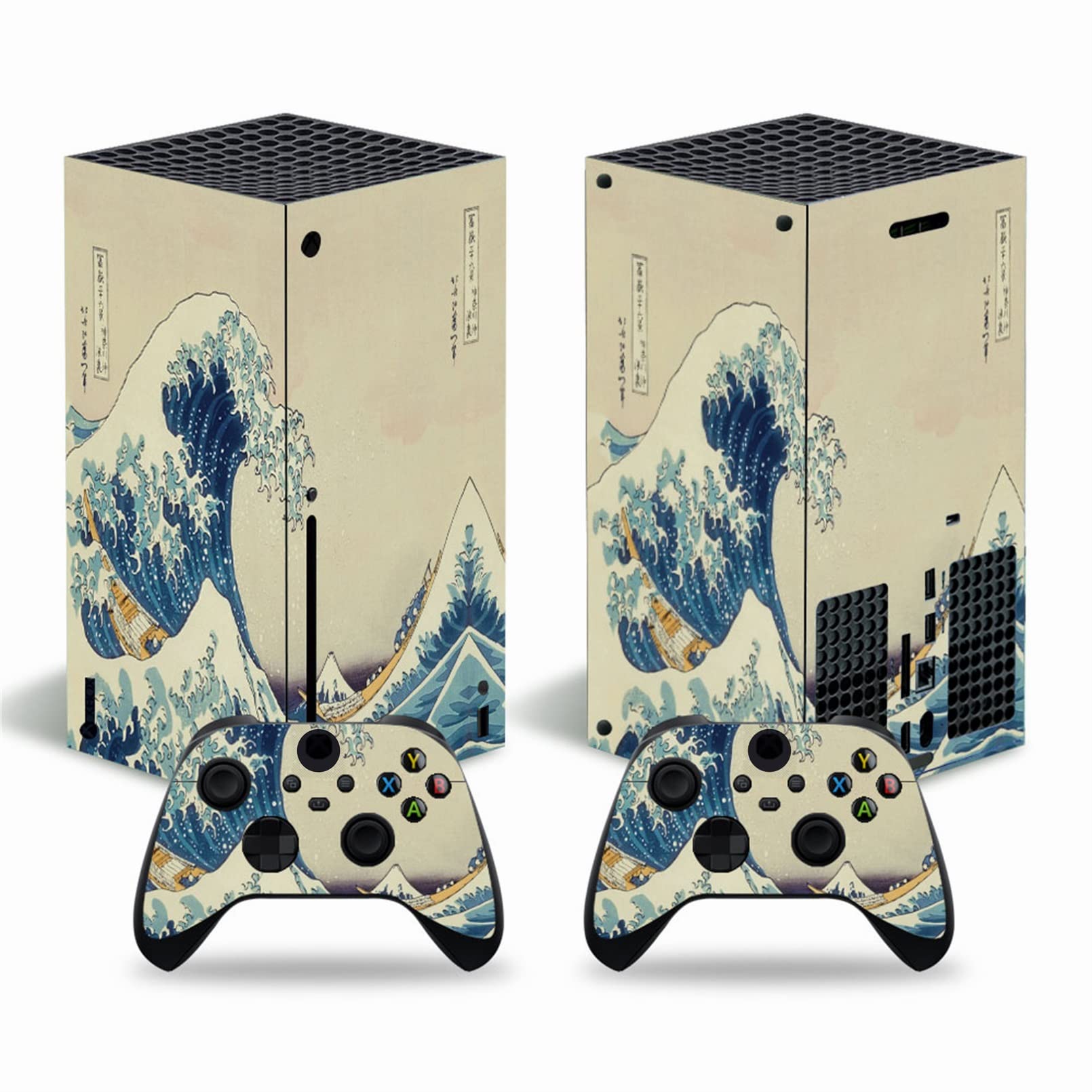 Top factory Skin Decal Protective Vinyl Skin Decal Cover for Series X Console Skins Wrap Sticker with Two Free Wireless Controller Decals 88453 Decal